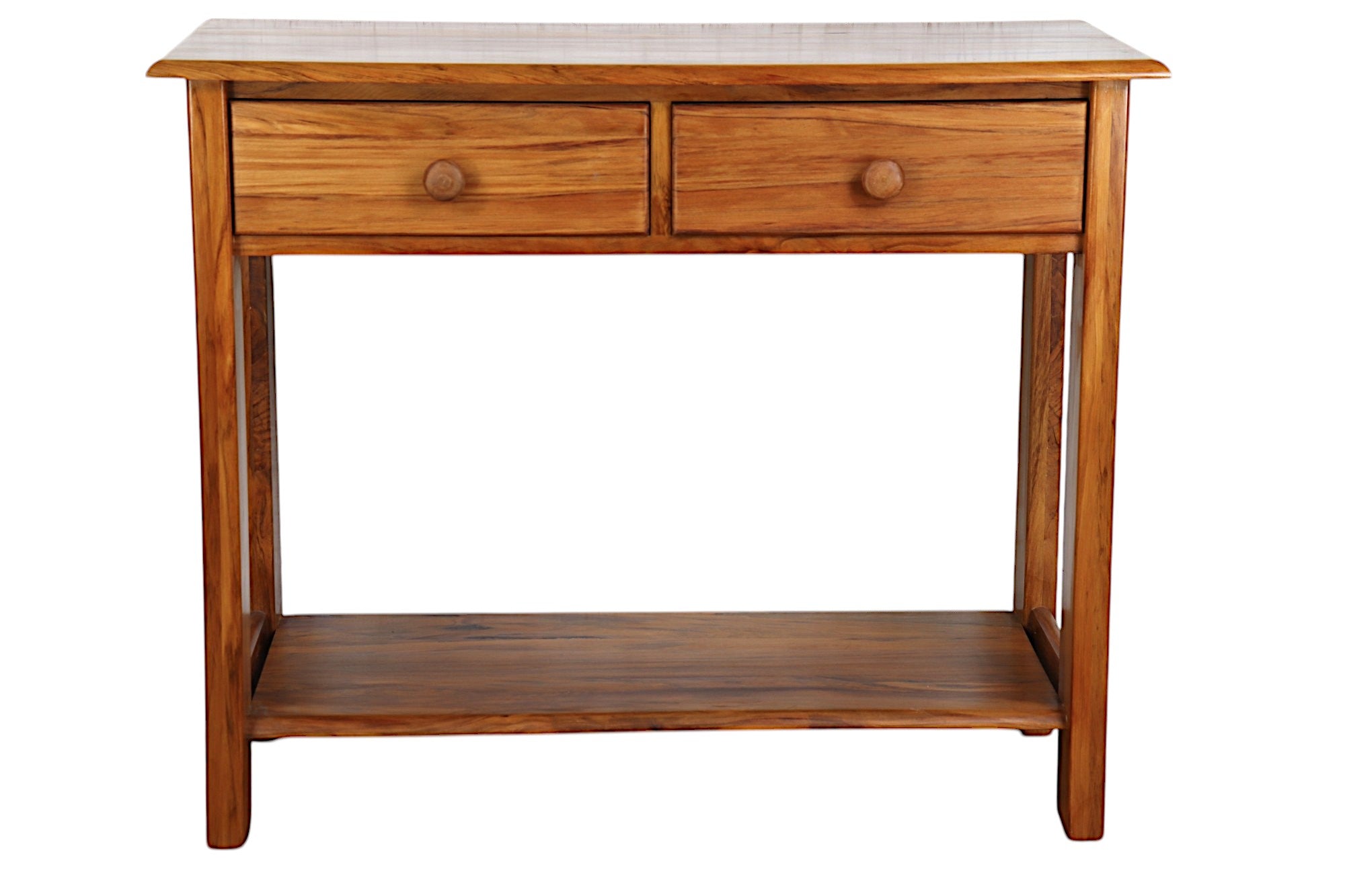 Town & Country Rimu Hall Table, 2 Drawers & 1 Shelf – Town and Country ...